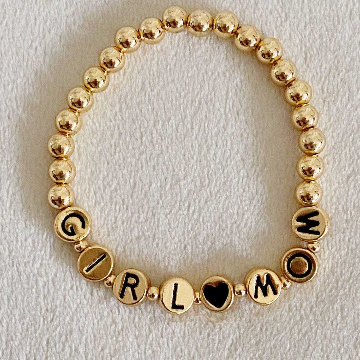 GIRL MOM Bracelet- Gold – My Little Bean 4D Maternity & Baby